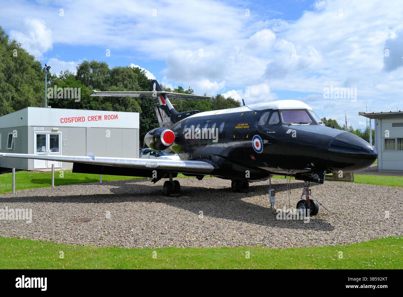 RAF Dominie trainer outside the Cosford Crew Room at the RAF Midlands ...