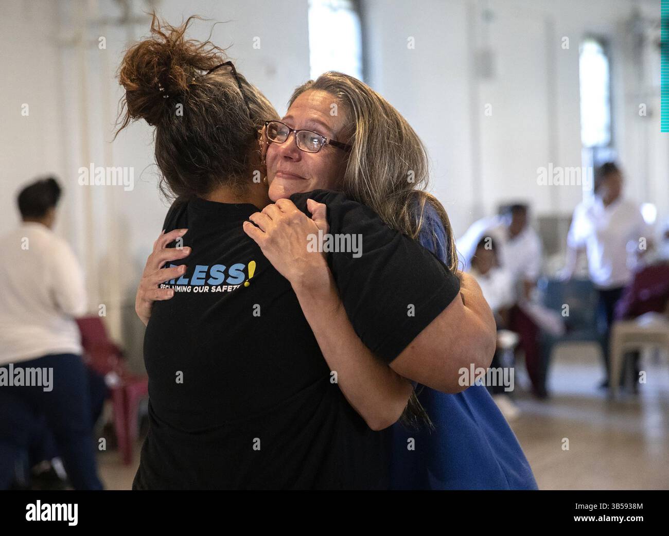 June 22, 2022: Carrie Pierce, right, currently incarcerated at Logan ...