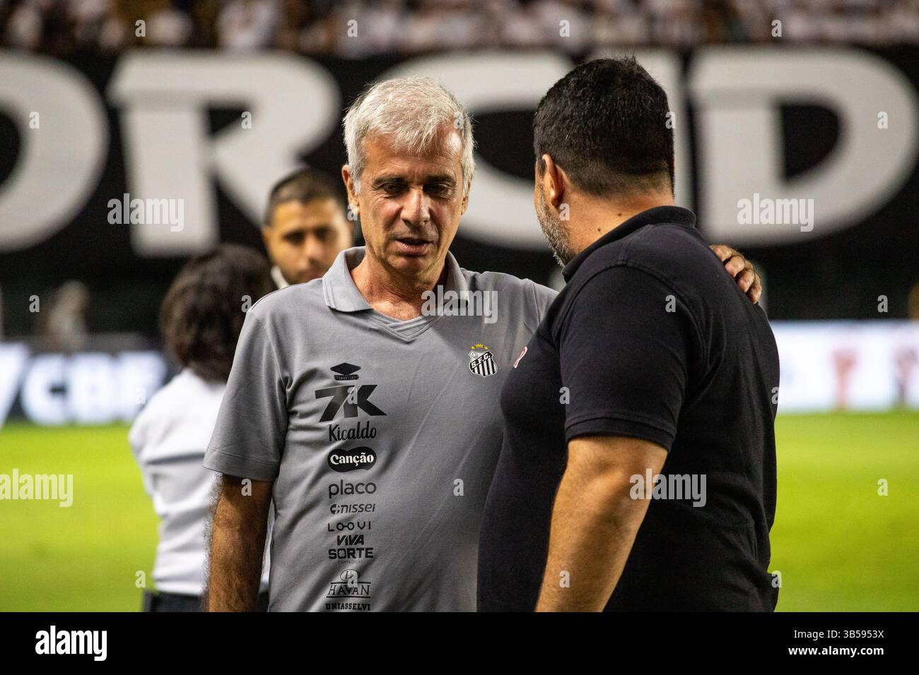 Santos, Brazil. 01st May, 2025. Match between Santos and CRB, valid for ...