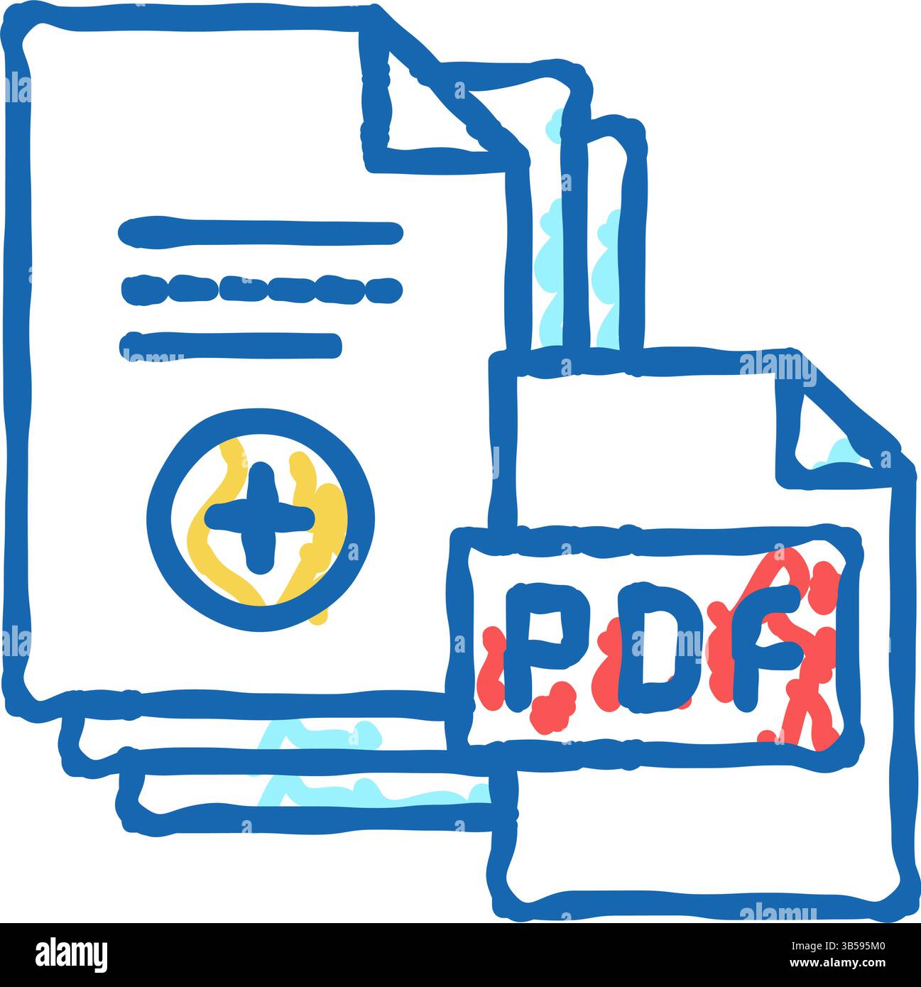 Documentation scan adding in pdf hi-res stock photography and images - Alamy