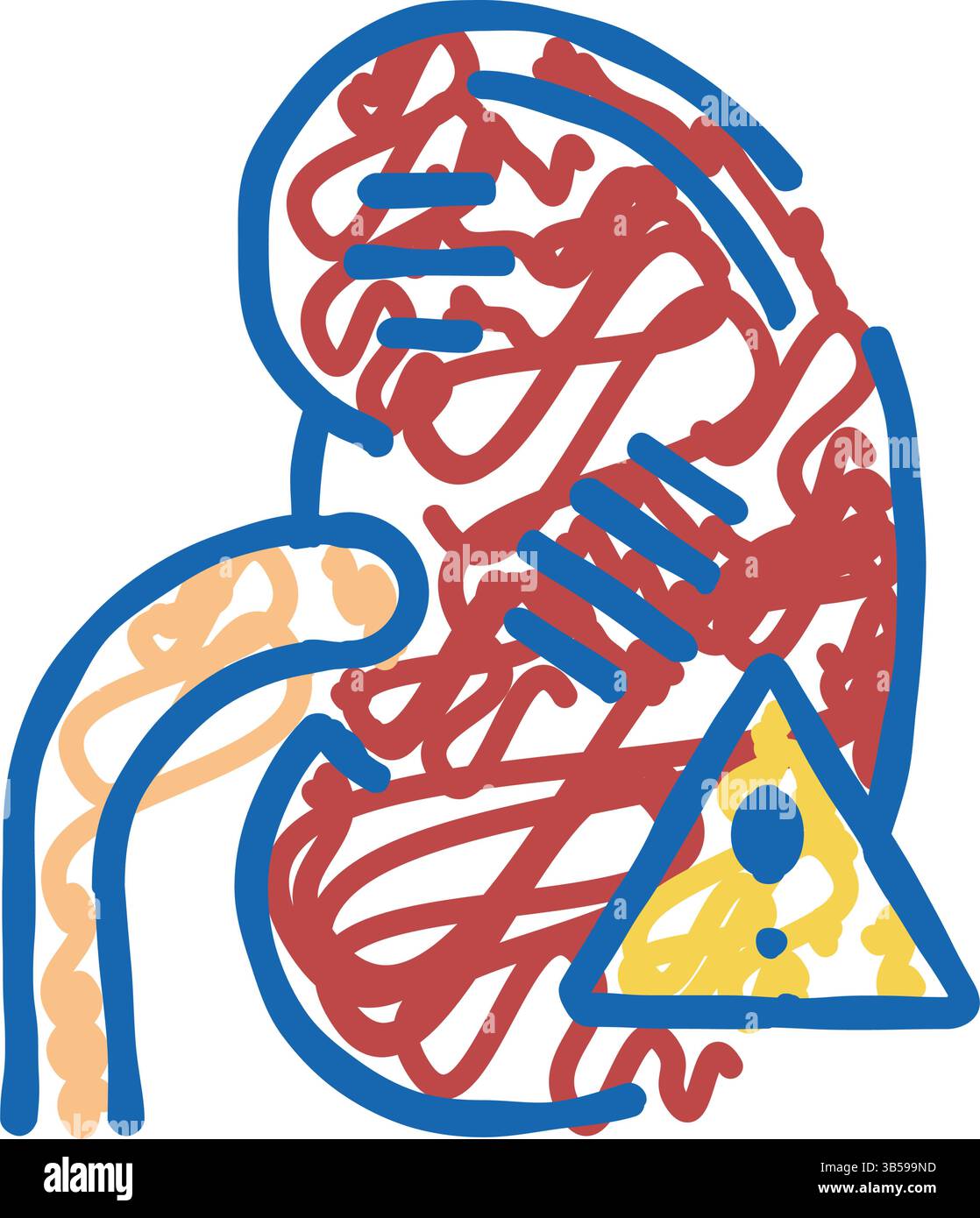 renal failure icon doodle illustration Stock Vector Image & Art - Alamy