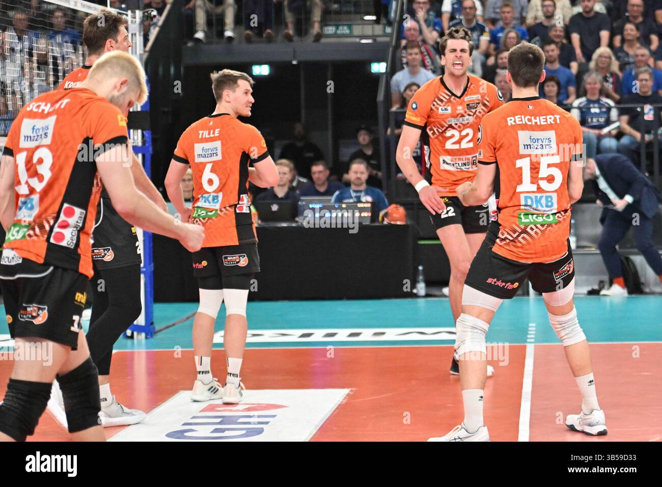 01.05.2025, LKH Arena, Lueneburg, GER; 1. VBL, Play Offs, Finale, SVG ...