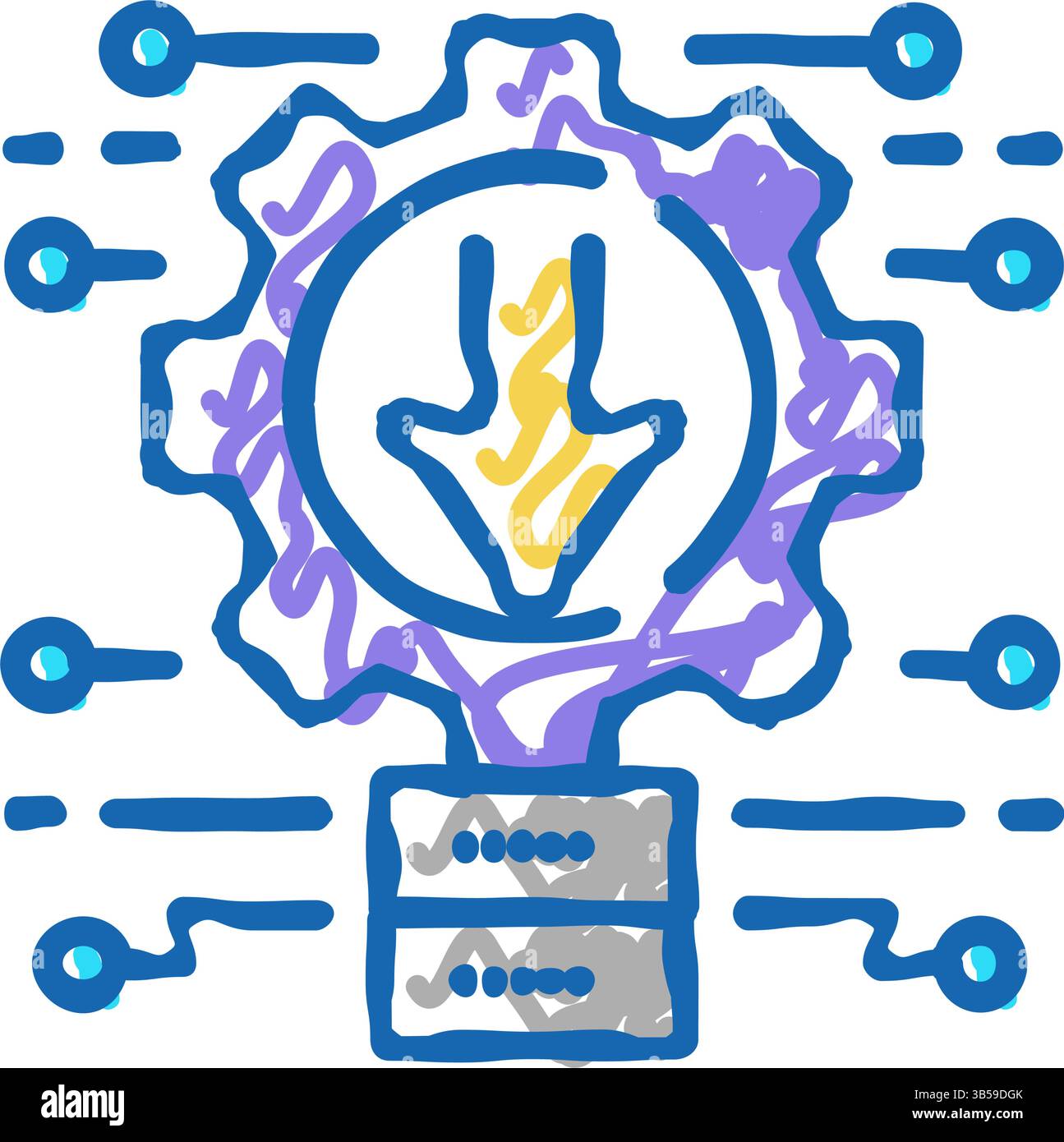 integration system icon doodle illustration Stock Vector Image & Art ...