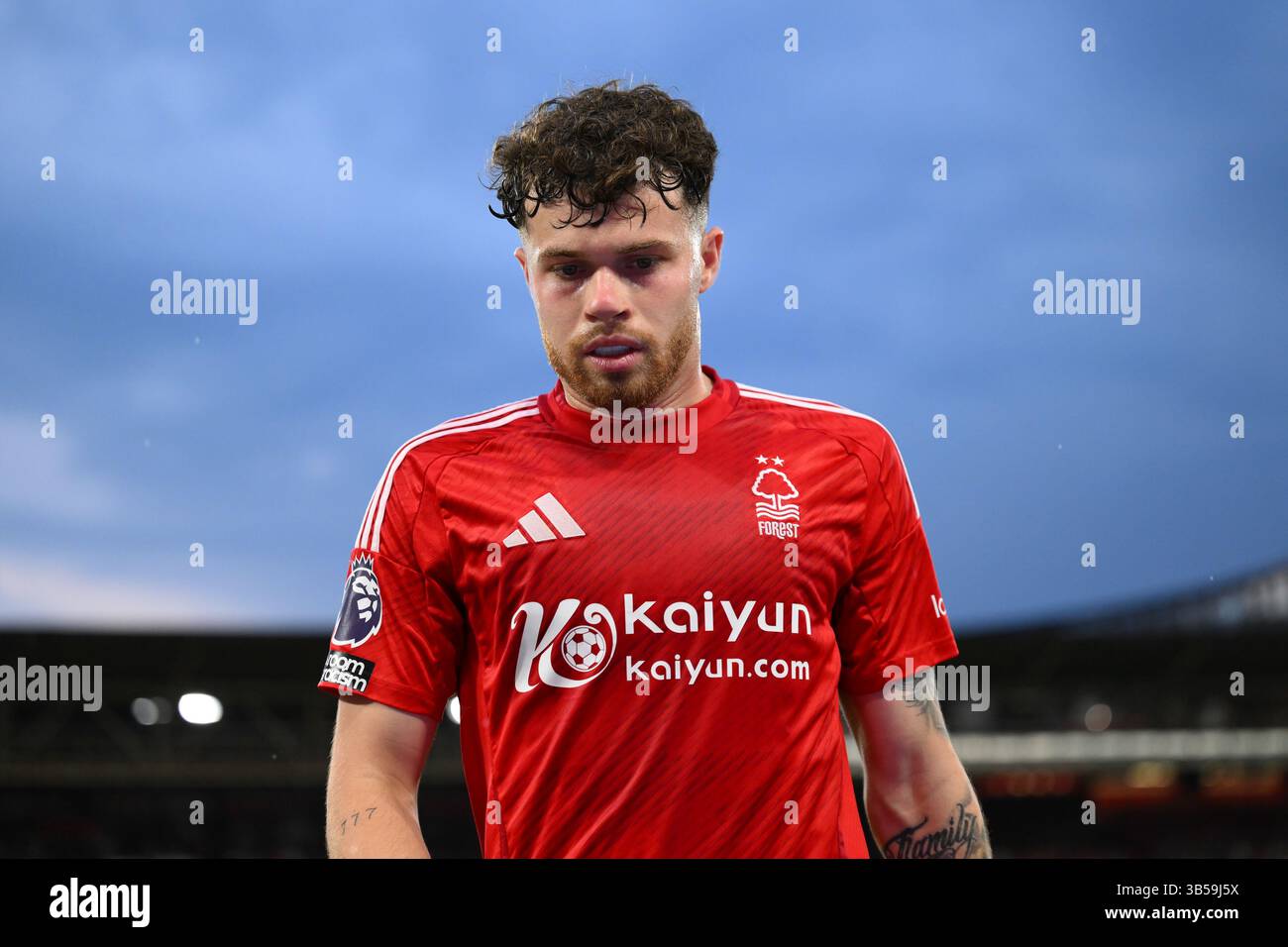 Neco Williams of Nottingham Forest during the Premier League match ...
