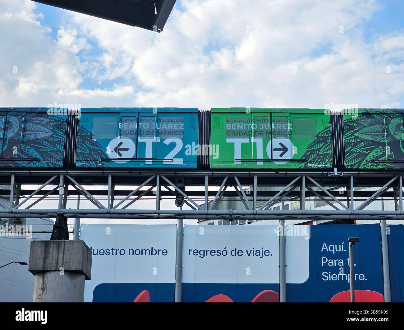 Mexico City, Mexico - Mar 13, 2025: The Aerotren at Mexico City ...