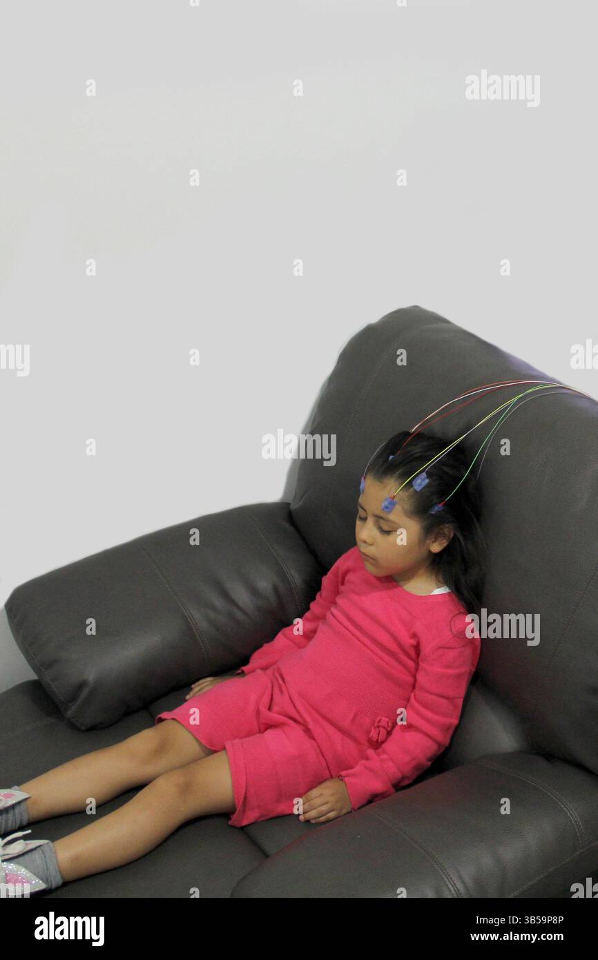 Electroencephalogram, a test that measures the brain's electrical ...