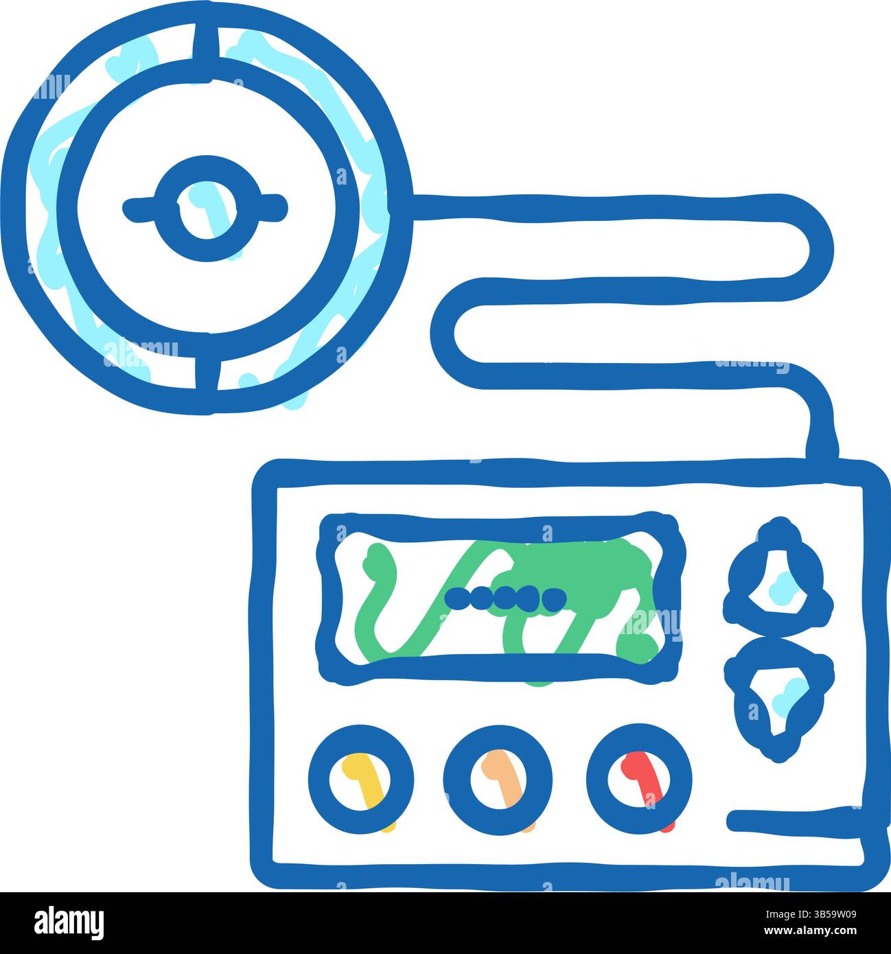 insulin pump icon doodle illustration Stock Vector Image & Art - Alamy