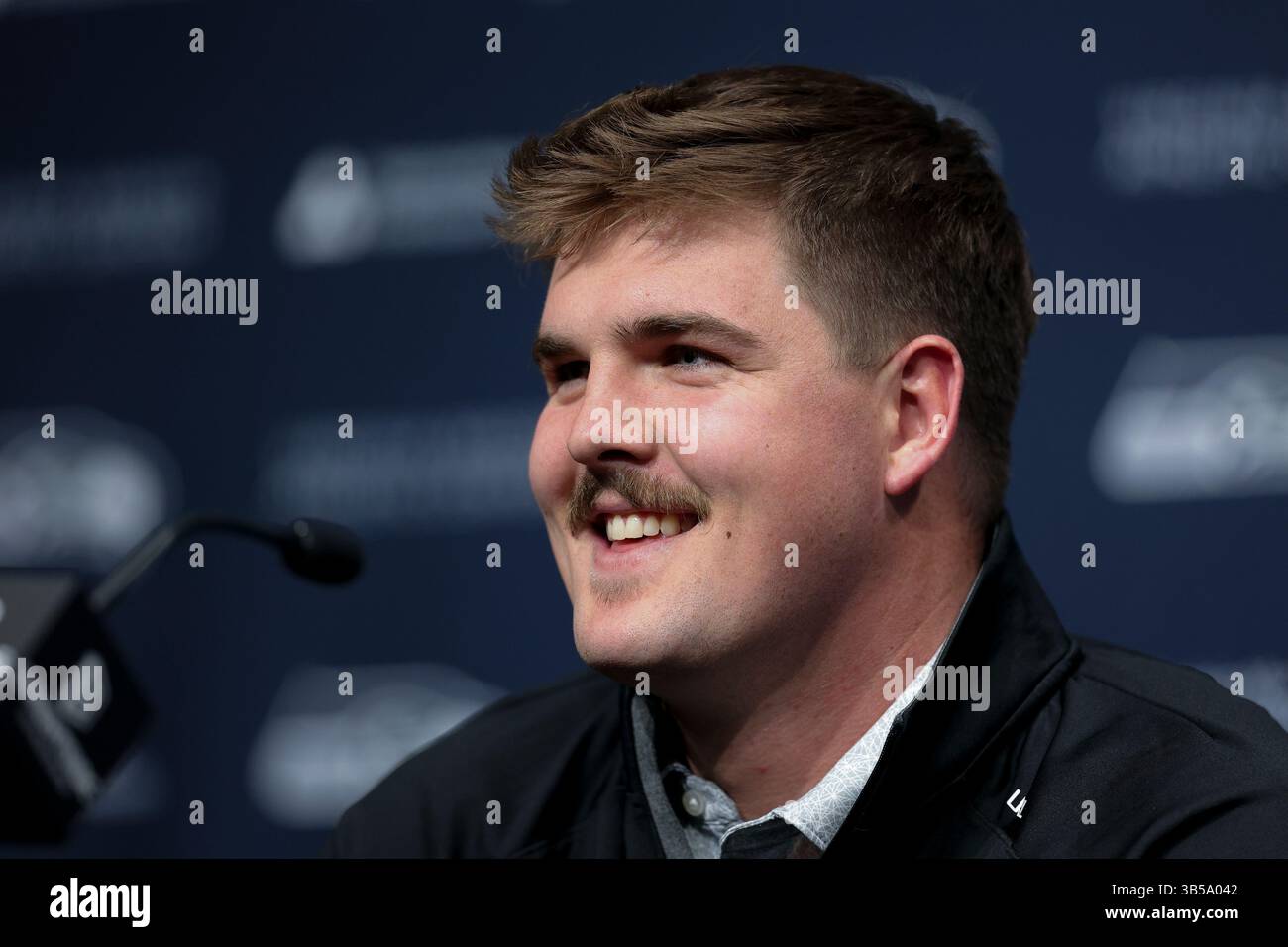 Guard Grey Zabel, selected by the Seattle Seahawks with the No. 18 ...