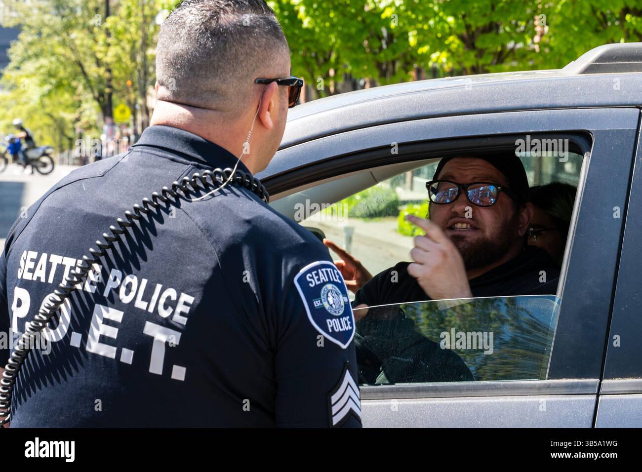 Seattle, USA. 1st May 2025. People gathering at Cal Anderson Park for ...