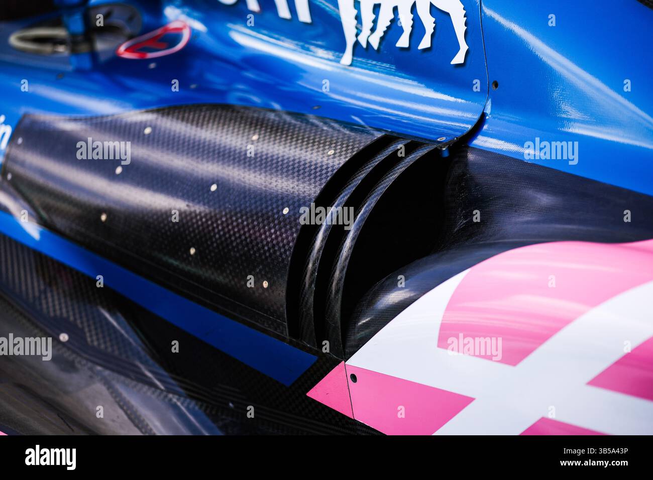 Alpine F1 Team A525, mechanical detail cover engine during the Formula ...