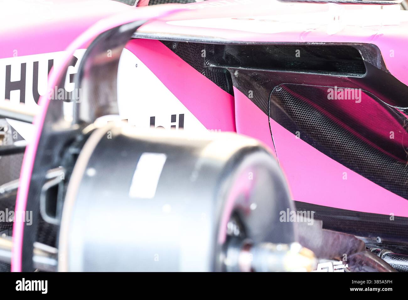 Visa Cash App RB F1 Team, mechanical detail side pods during the ...