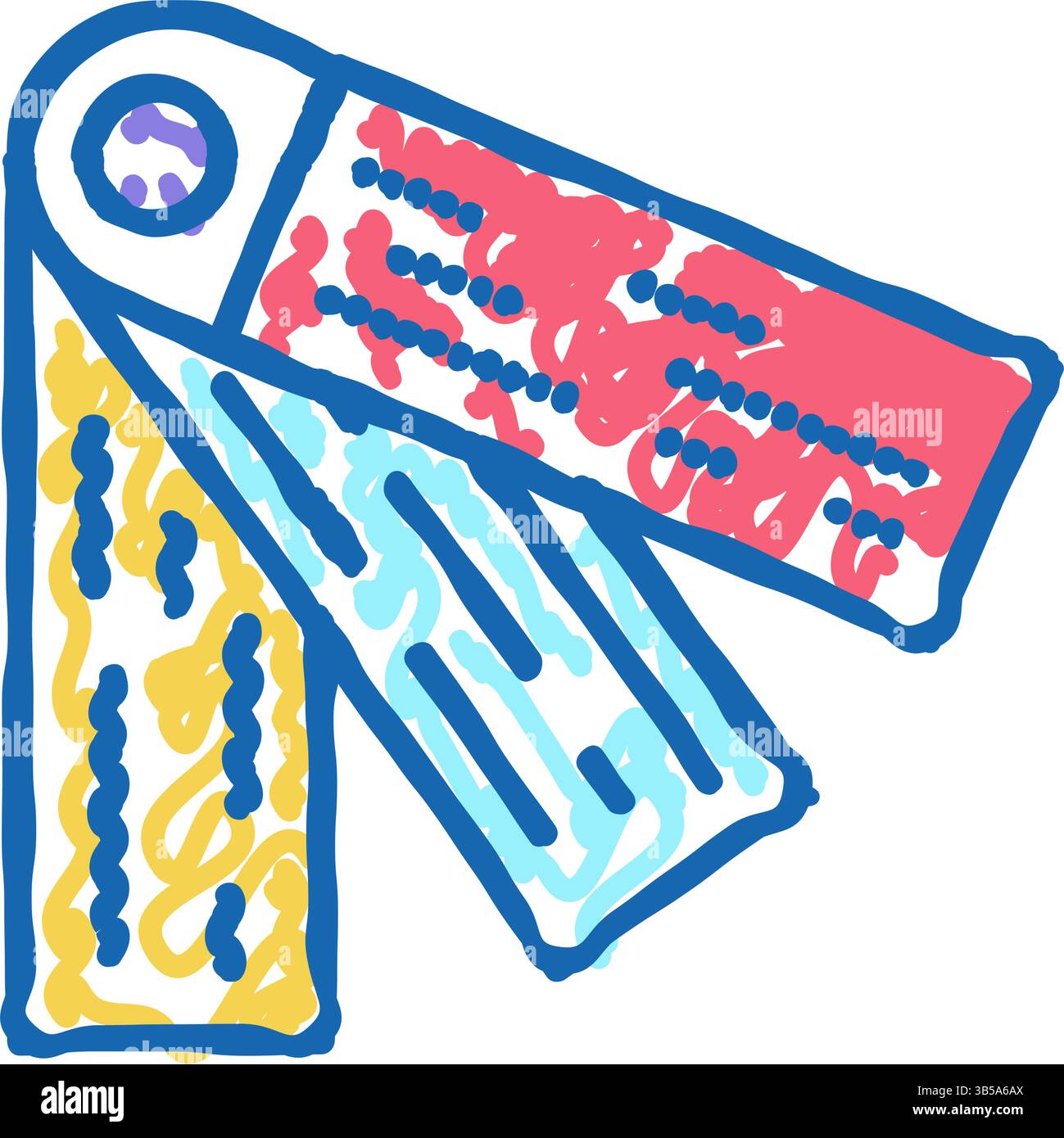 Color examples Cut Out Stock Images & Pictures - Alamy