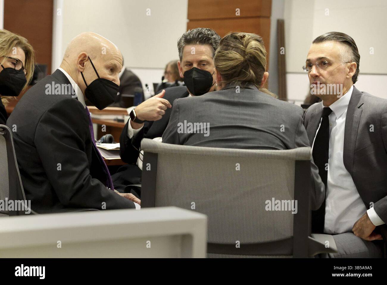 July 17, 2022: Assistant State Attorney Mike Satz, left, Assistant ...