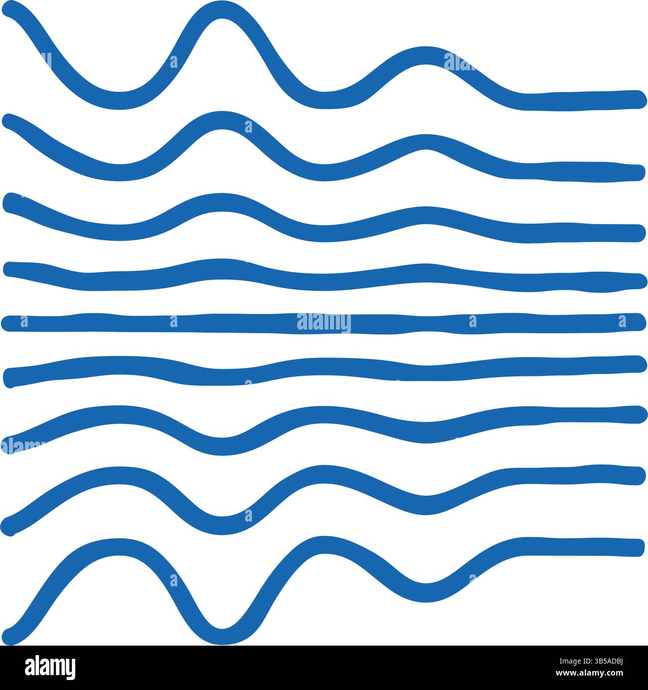 noise waves icon doodle illustration Stock Vector Image & Art - Alamy