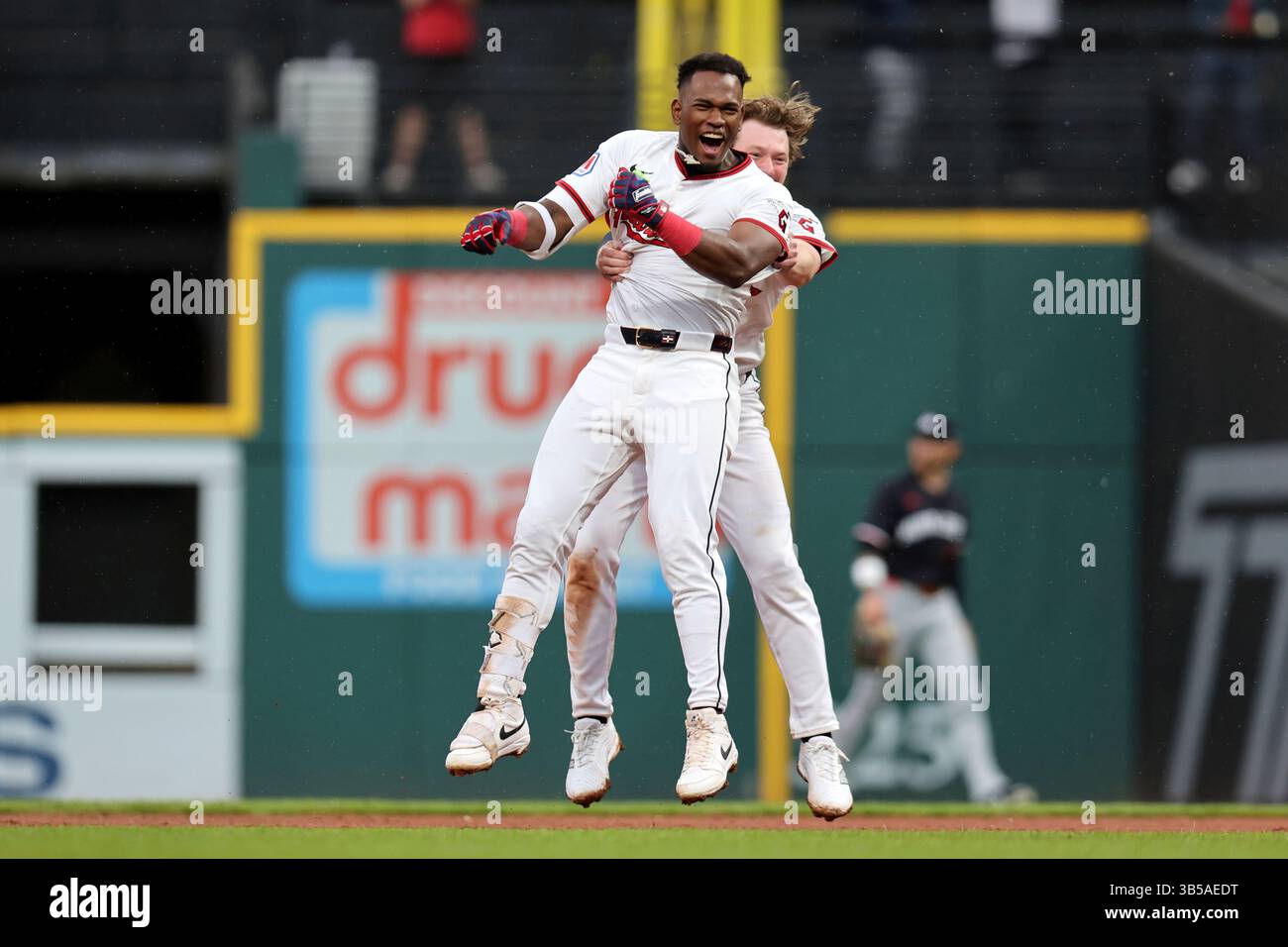 CLEVELAND, OH - MAY 01: Cleveland Guardians pinch hitter Angel Martinez ...