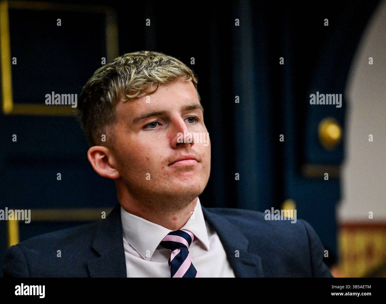 Councillor Oliver Freeston, Reform UK, during the Greater Lincolnshire ...