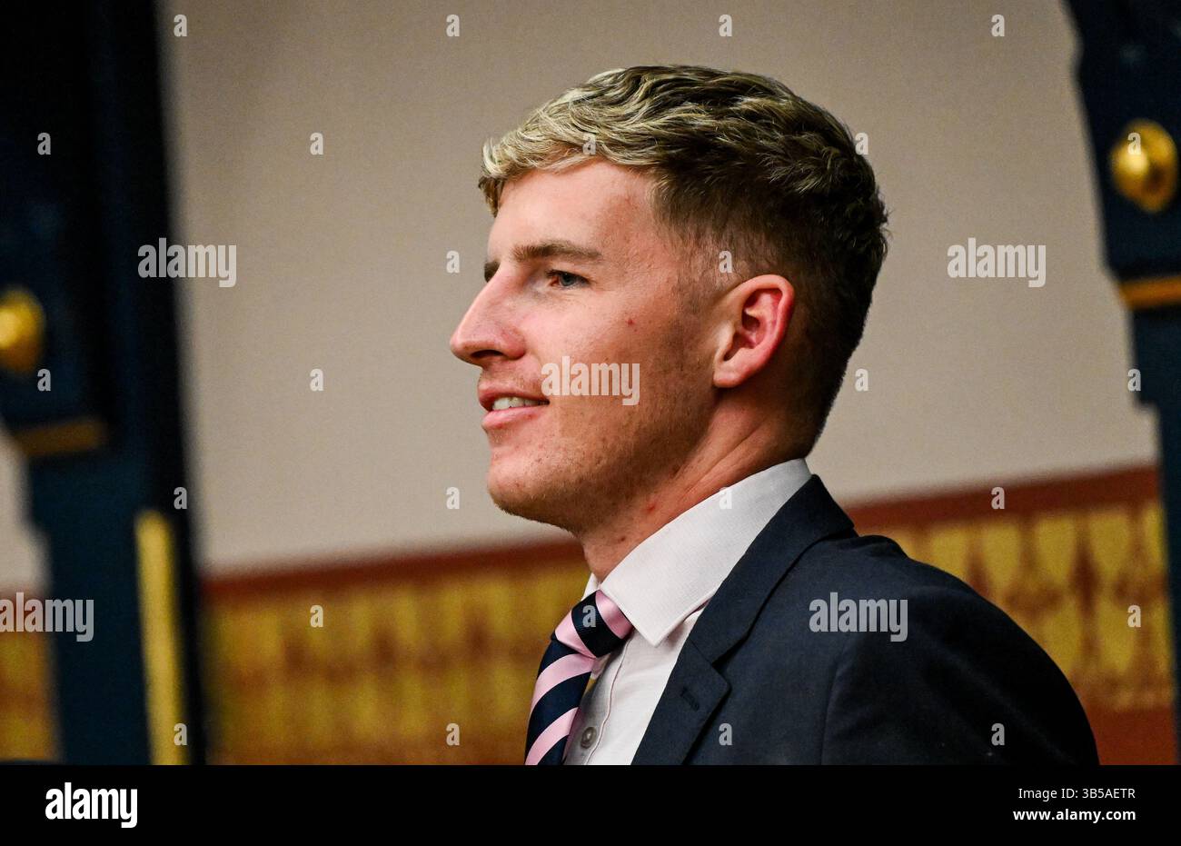 Councillor Oliver Freeston, Reform UK, during the Greater Lincolnshire ...