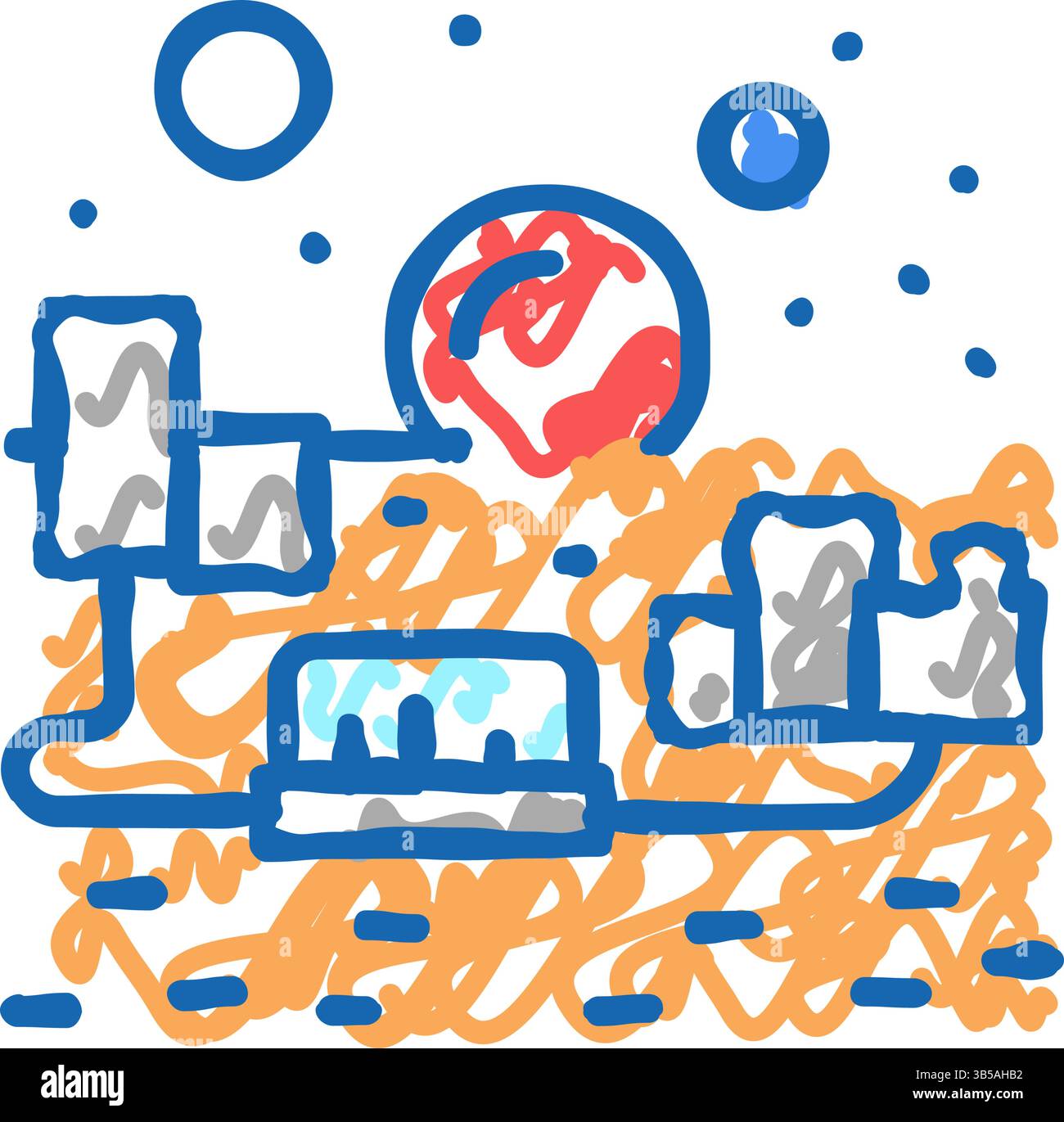 Mars city colony Cut Out Stock Images & Pictures - Alamy