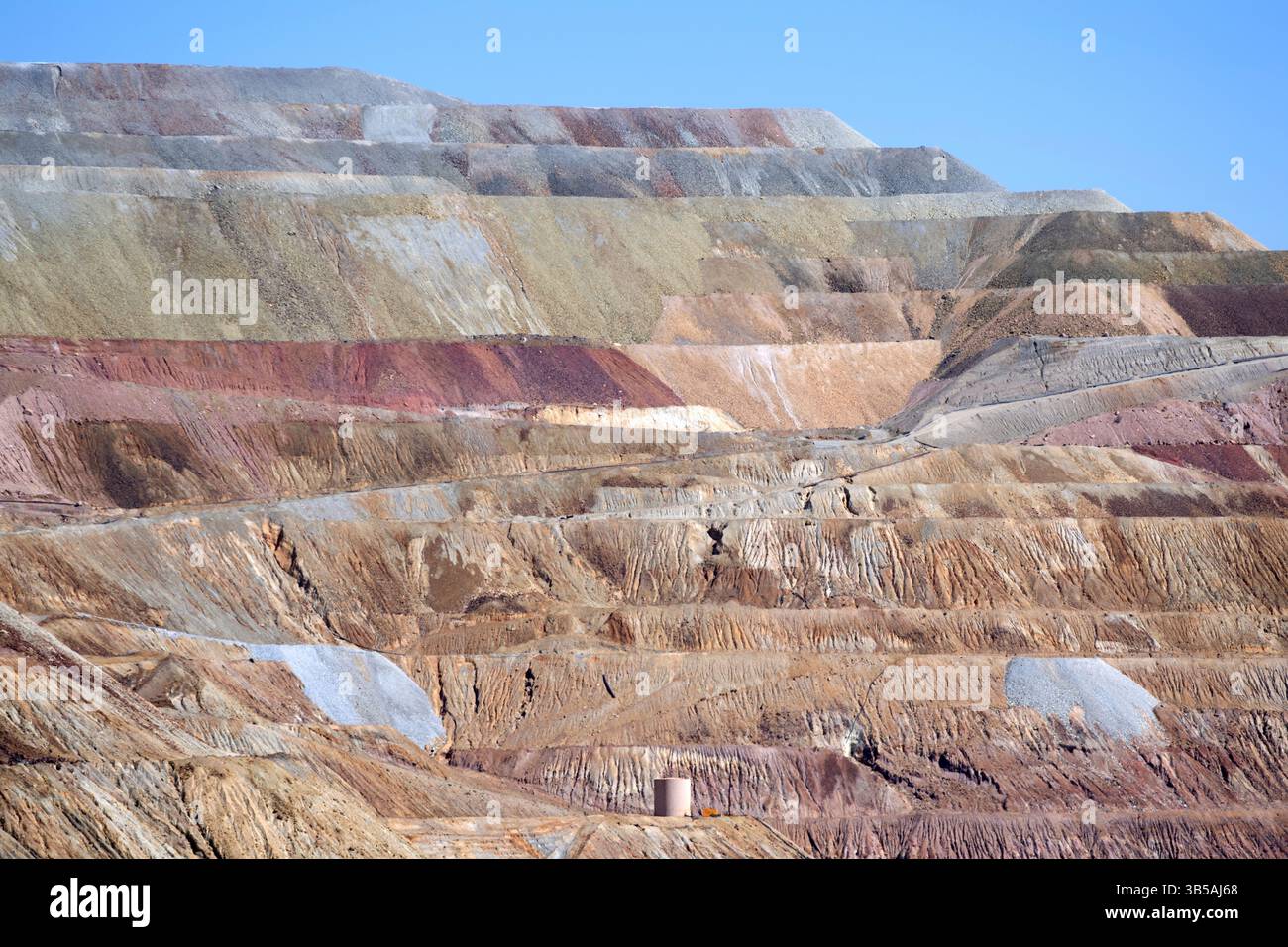 Mine Tailings in the Santa Rita Open Pit Copper Mine in Hanover, New ...