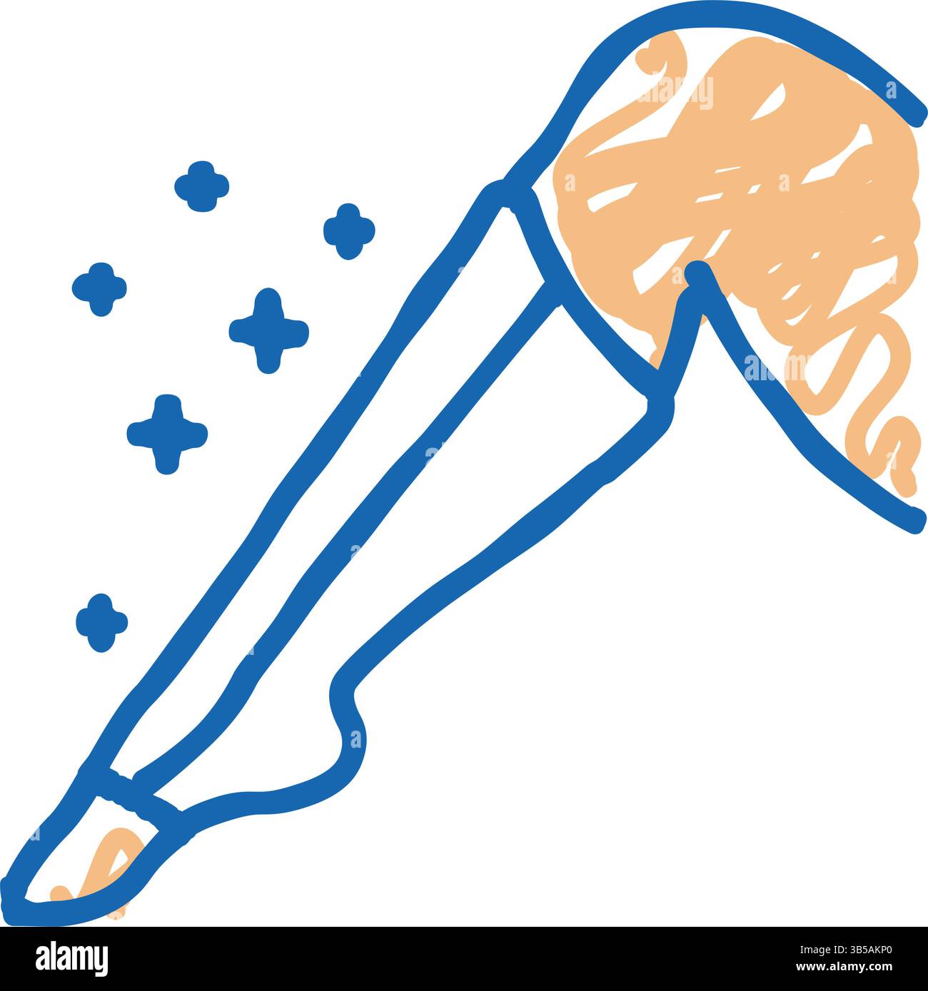 Leg bandage health tratment Stock Vector Images - Alamy