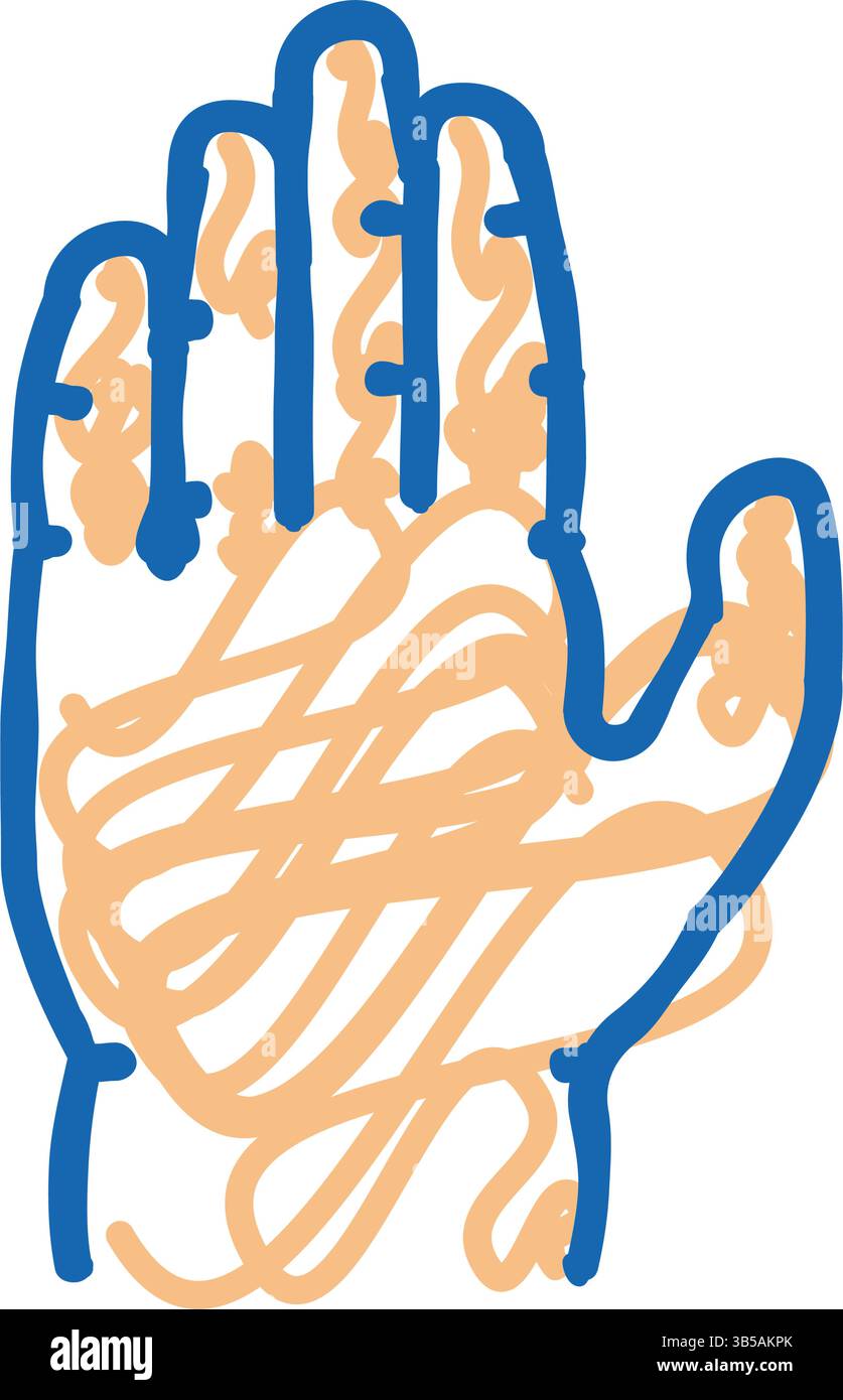 arm edema icon doodle illustration Stock Vector Image & Art - Alamy