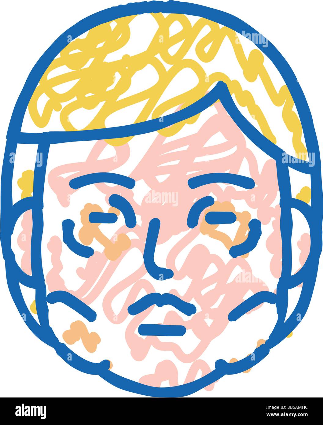 allergic edema icon doodle illustration Stock Vector Image & Art - Alamy