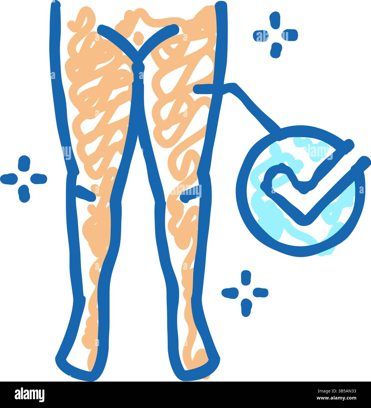 healthy legs icon doodle illustration Stock Vector Image & Art - Alamy
