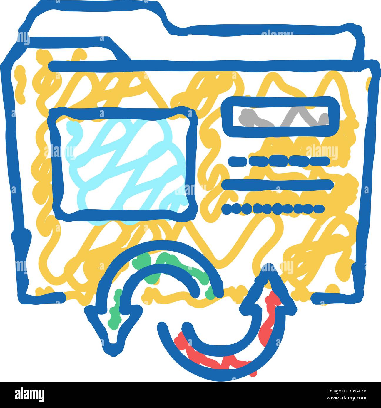 files converter icon doodle illustration Stock Vector Image & Art - Alamy