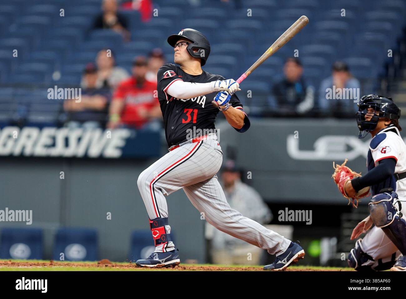 CLEVELAND, OH - MAY 01: Minnesota Twins first baseman Jonah Bride (31 ...