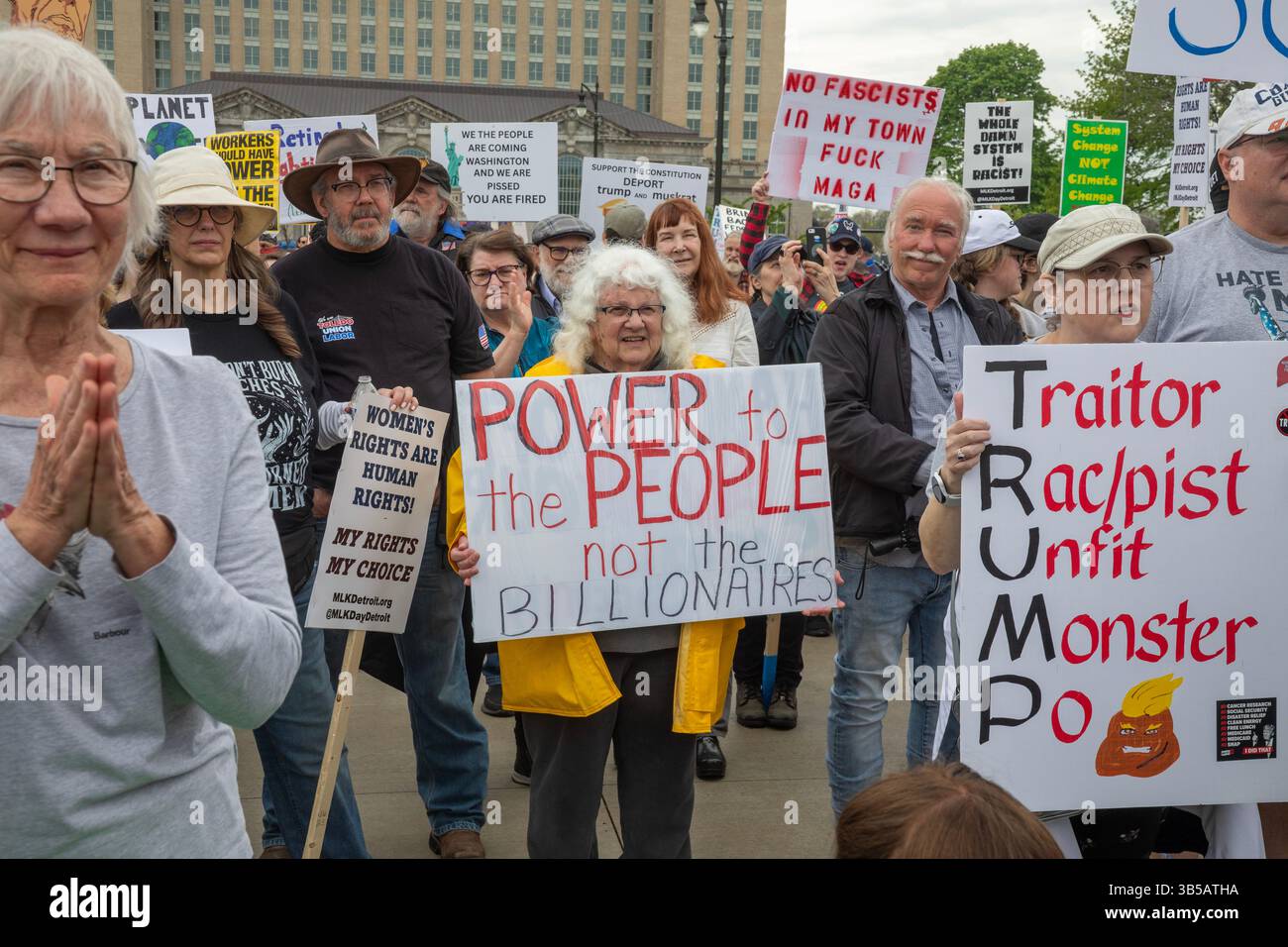 Detroit, United States. 01st May, 2025. Detroit, Michigan - Labor ...