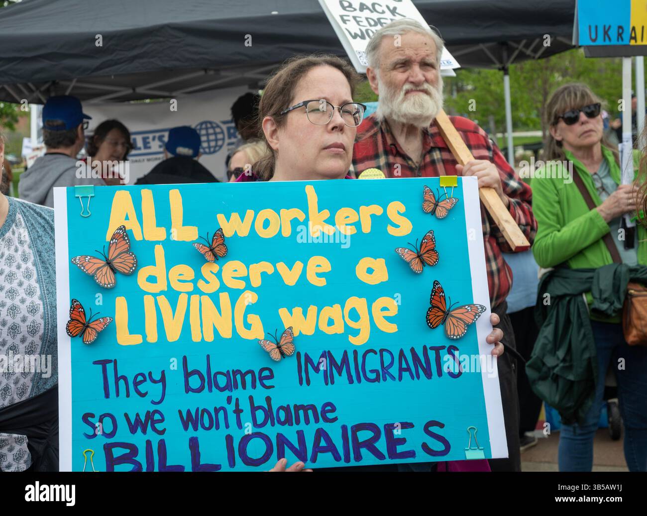 Detroit, United States. 01st May, 2025. Detroit, Michigan - Labor ...