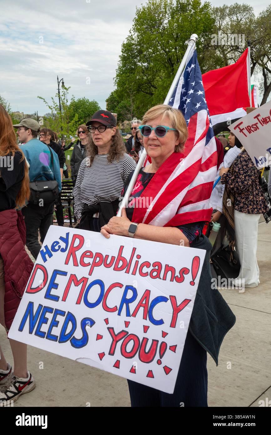 Detroit, United States. 01st May, 2025. Detroit, Michigan - Labor ...