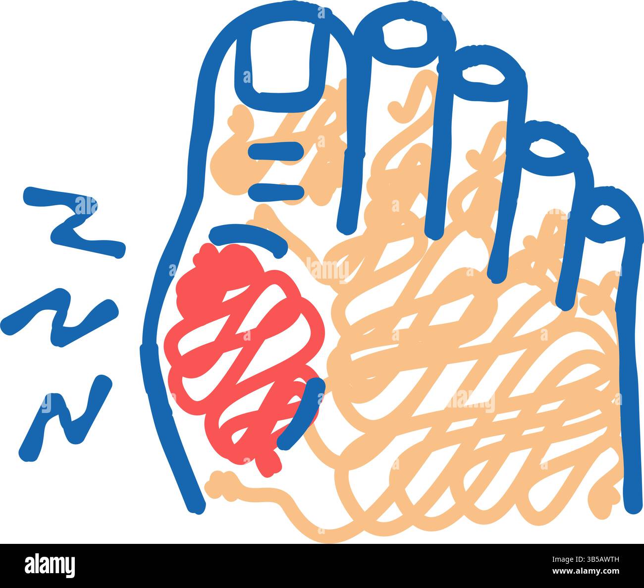 pain in big toe icon doodle illustration Stock Vector Image & Art - Alamy