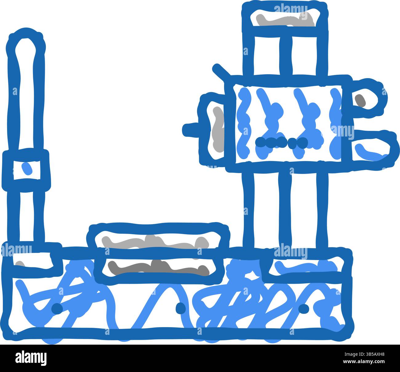 boring machine icon doodle illustration Stock Vector Image & Art - Alamy