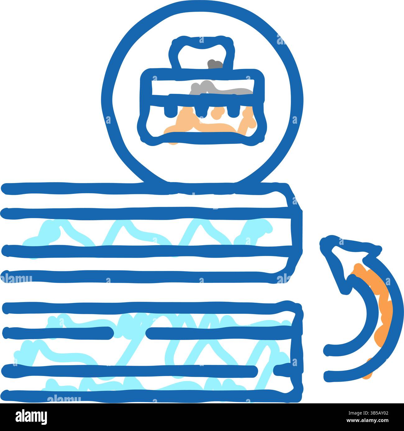 polishing mirror icon doodle illustration Stock Vector Image & Art - Alamy