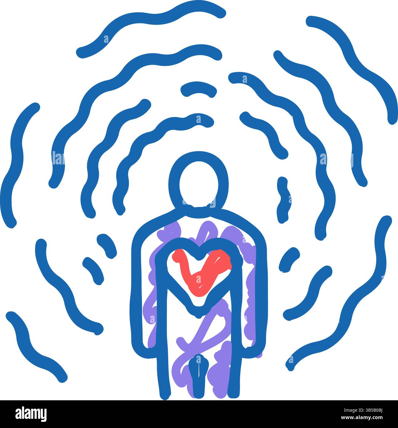 self-awareness soft skill icon doodle illustration Stock Vector Image ...