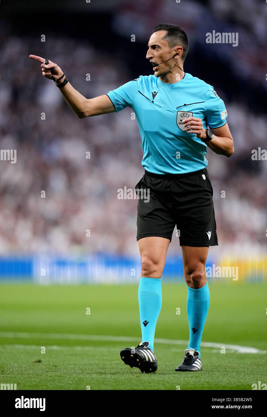 Referee Jose María Sanchez Martínez during the UEFA Europa League semi ...