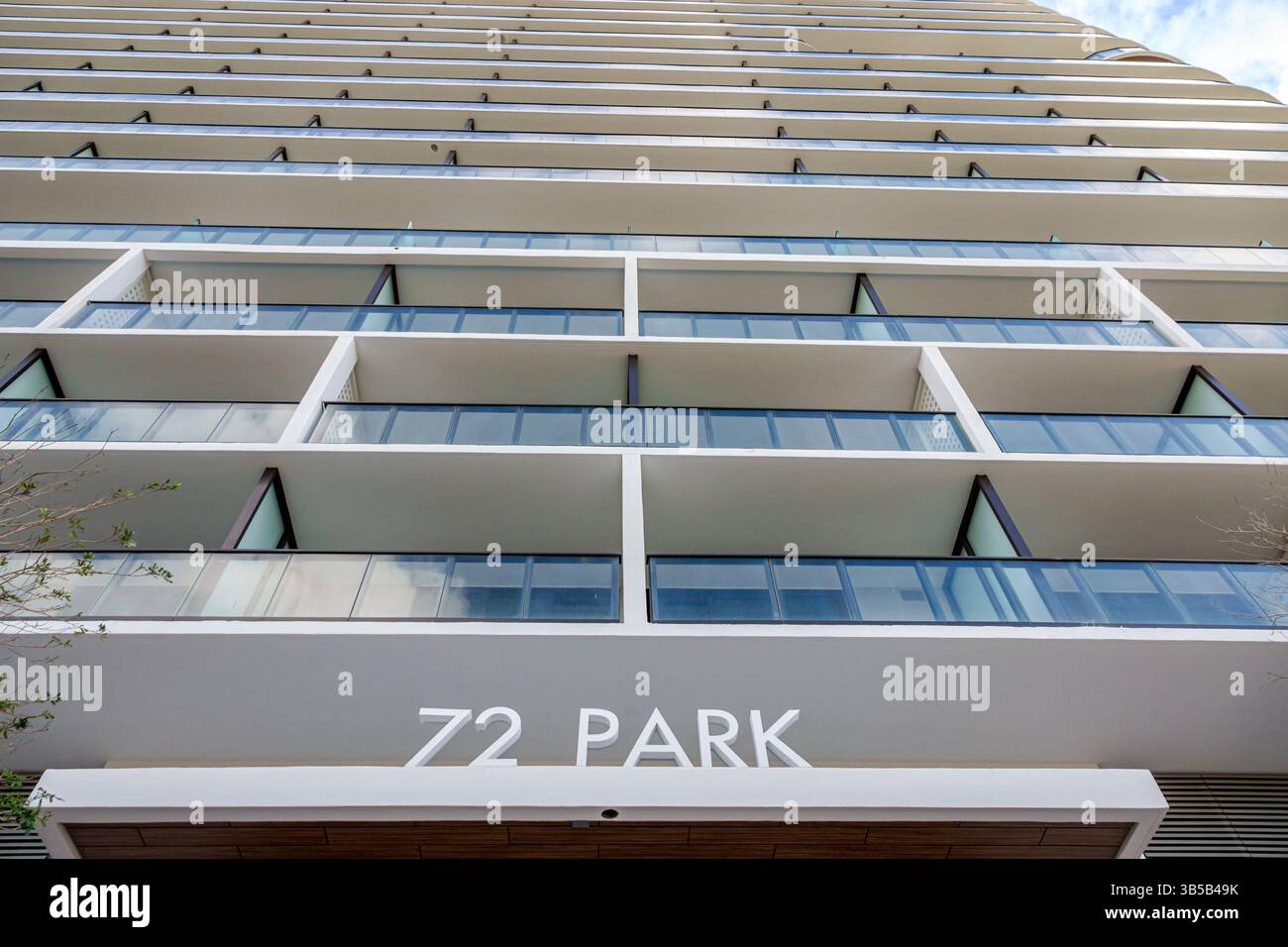 Miami Beach Florida,72 Park,new high rise condominium building,modern ...