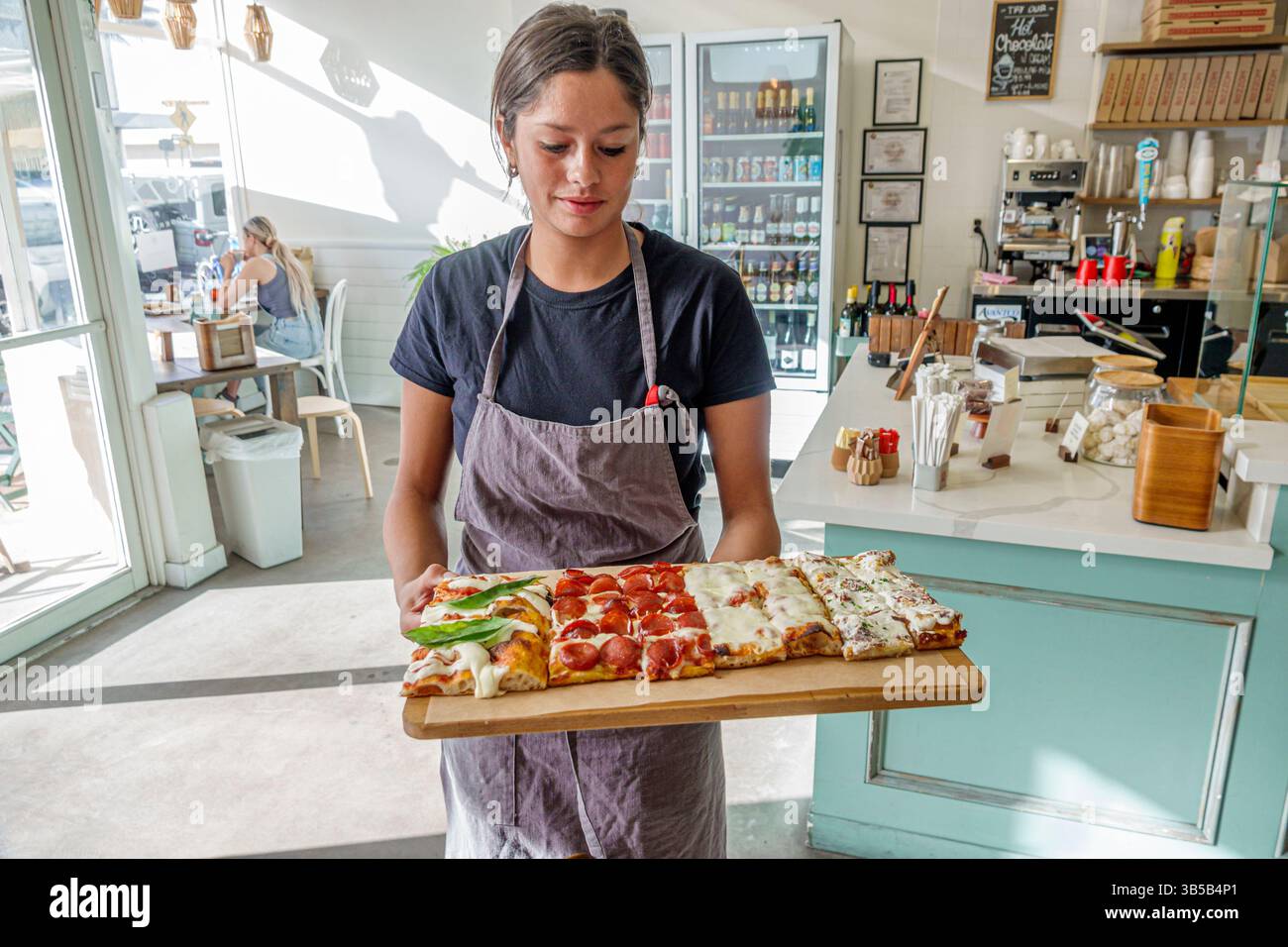 Pizzeria branding interior hi-res stock photography and images - Alamy