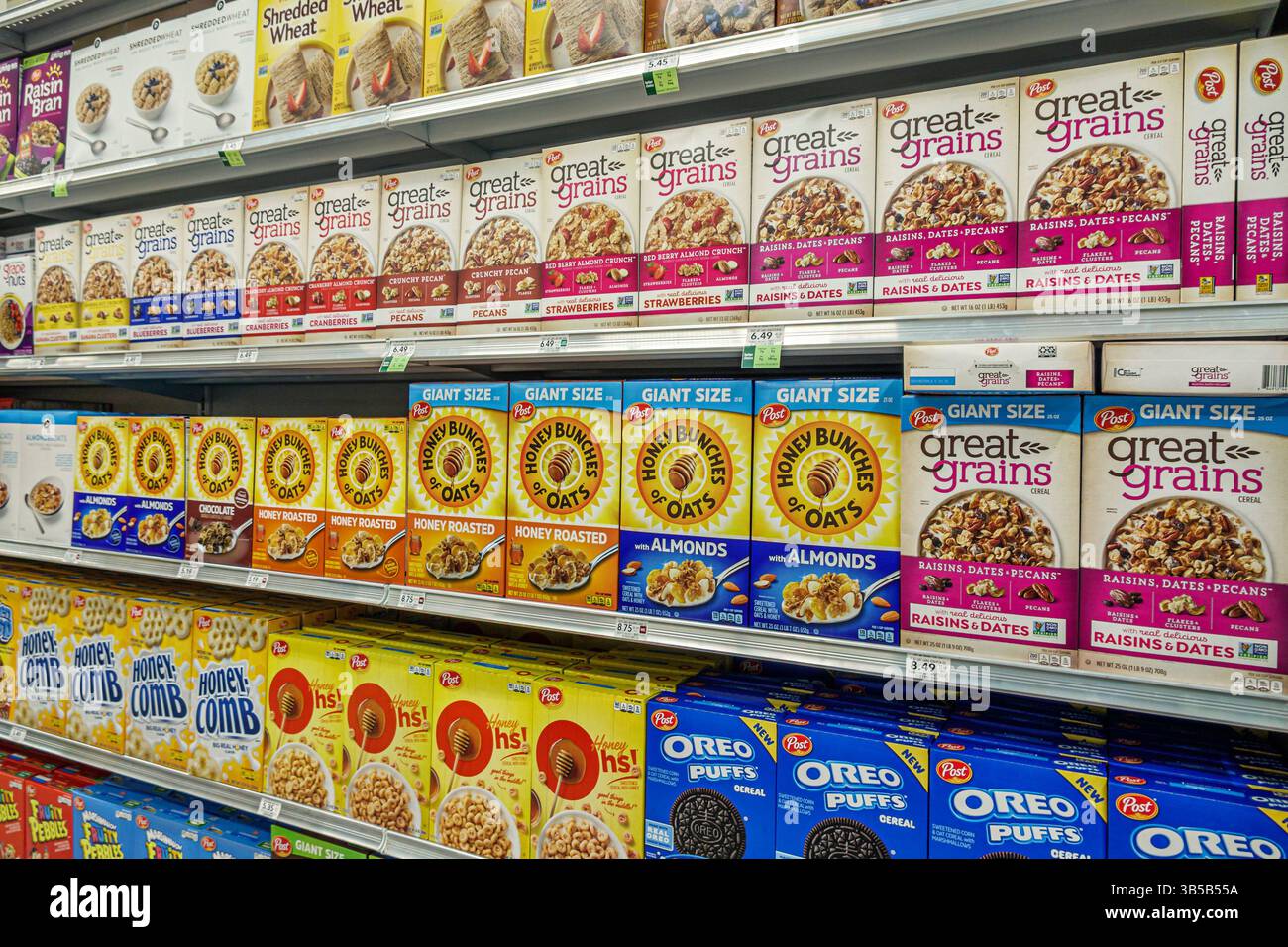 Great grains honey bunches of oats honeycomb oreo ohs hi-res stock photography and images - Alamy