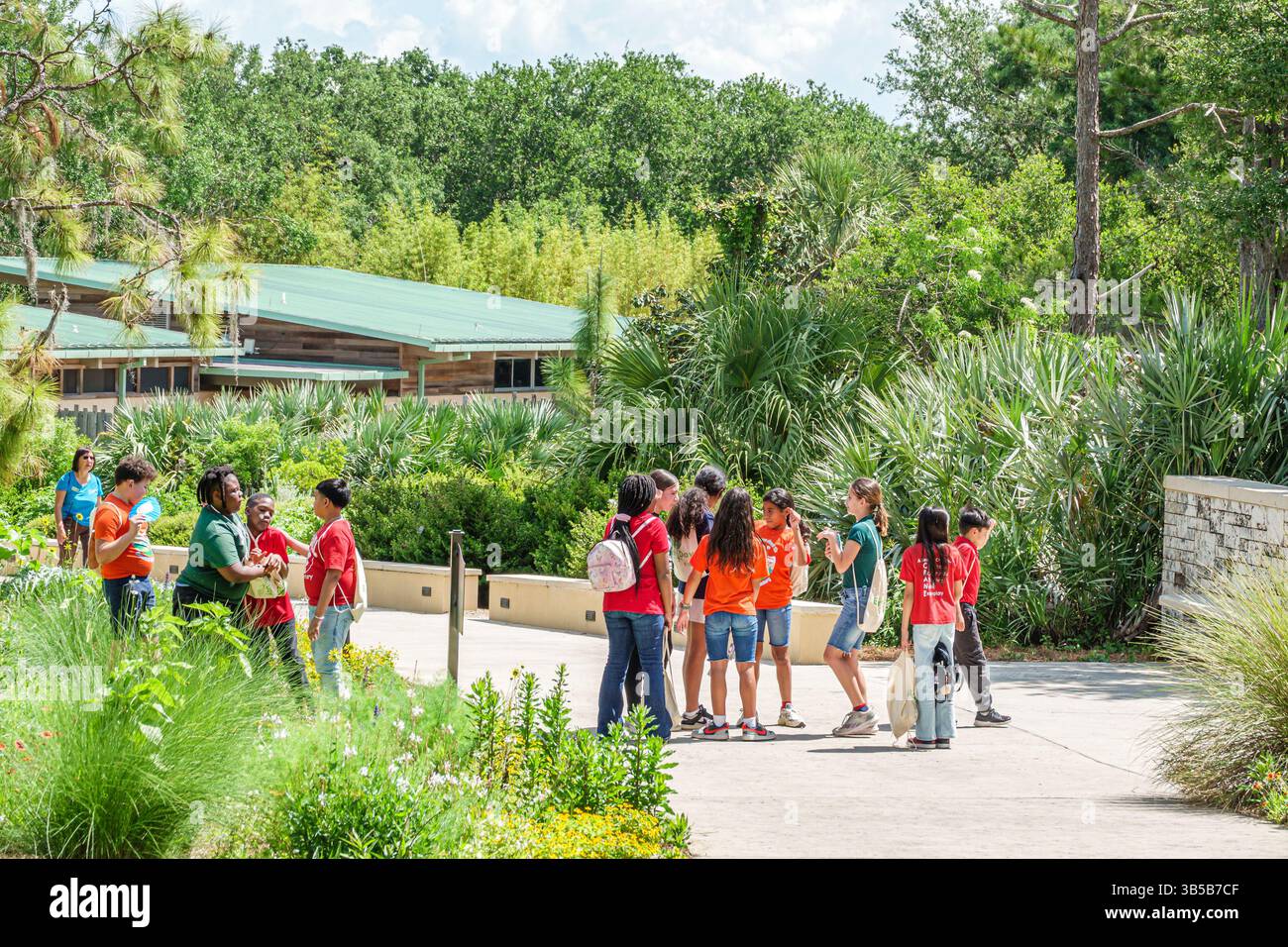 Lake Wales Florida,Bok Tower Gardens,boys girls students,class school ...