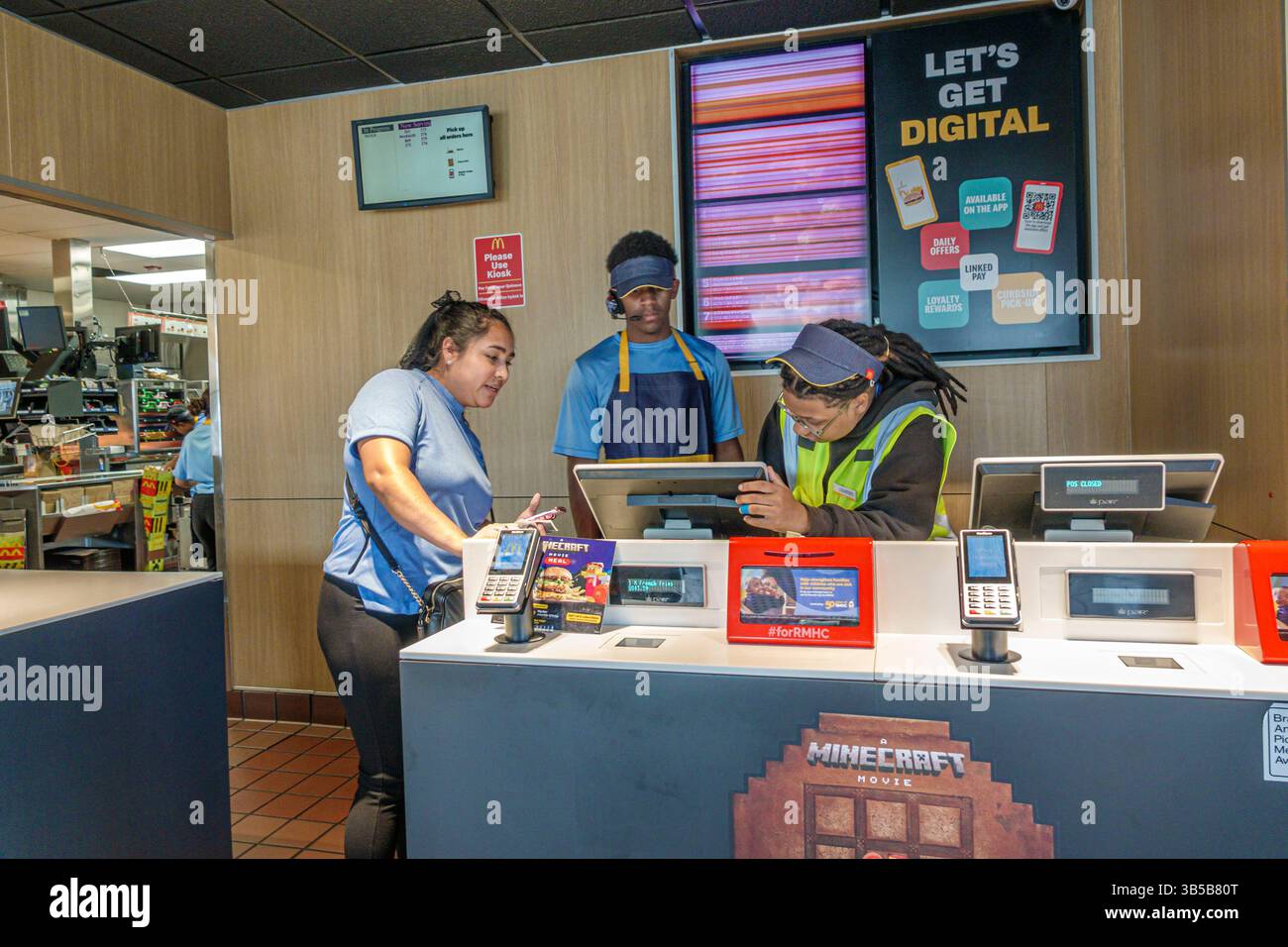 Mcdonald's restaurant order counter hi-res stock photography and images ...
