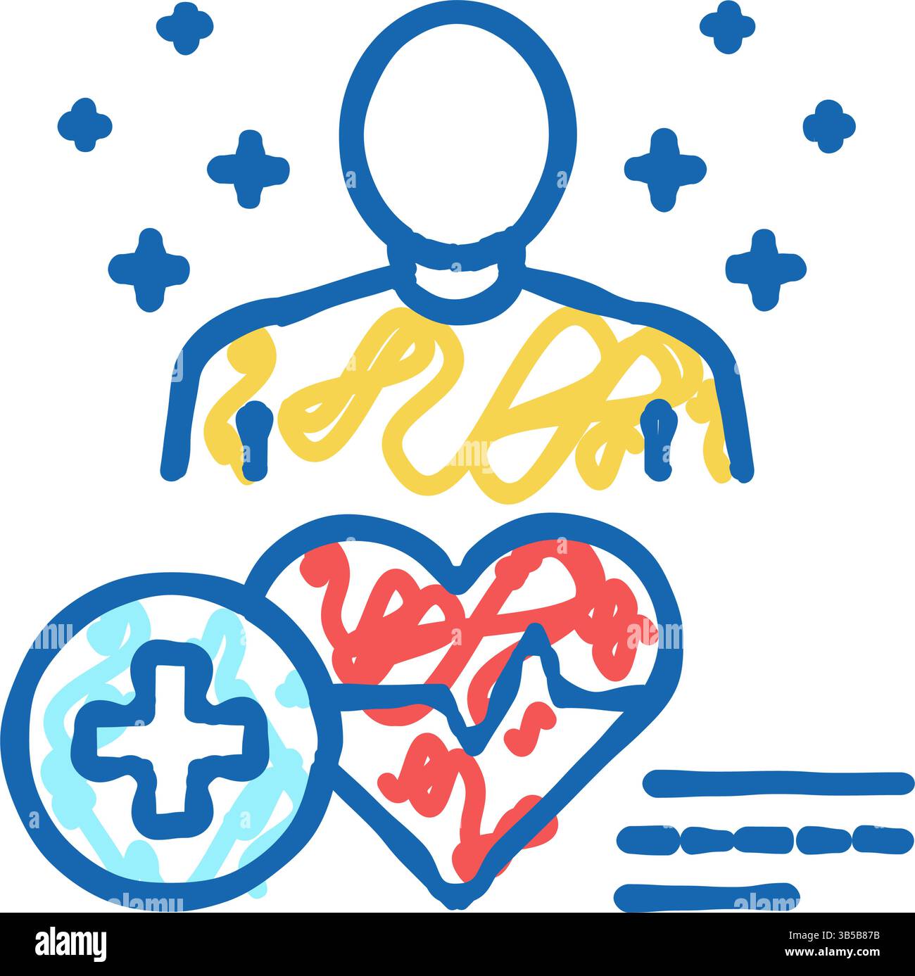 medical expert icon doodle illustration Stock Vector Image & Art - Alamy