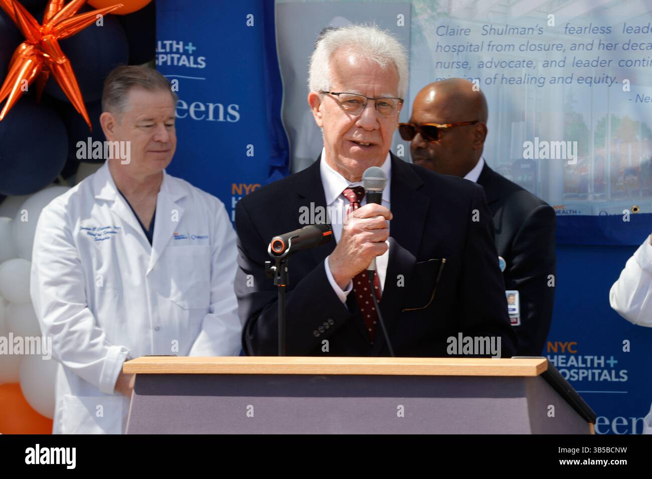 QUEENS, NY – MAY 1, 2025: NYC Health + Hospitals/Queens officially ...