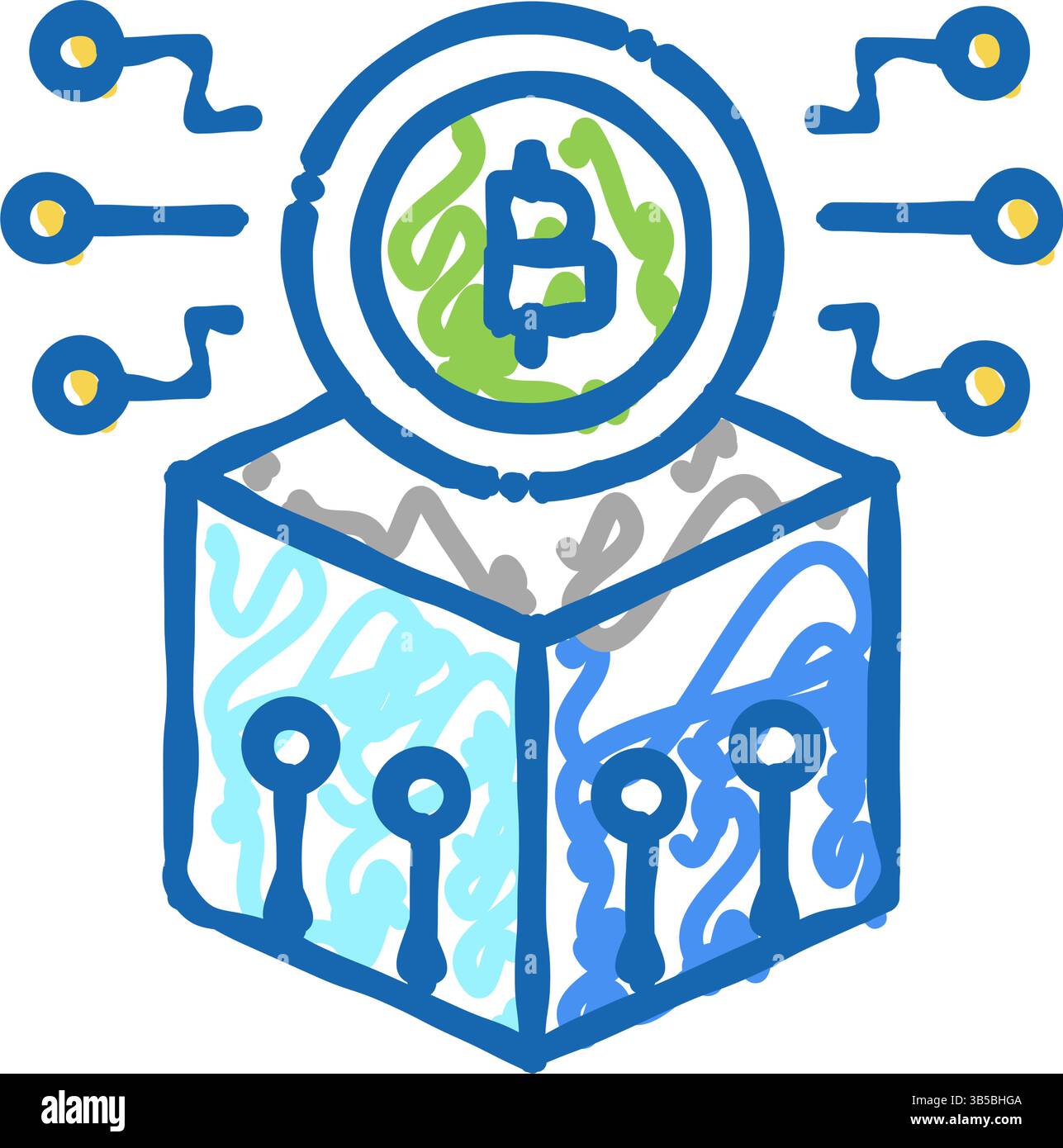 technology ico icon doodle illustration Stock Vector Image & Art - Alamy