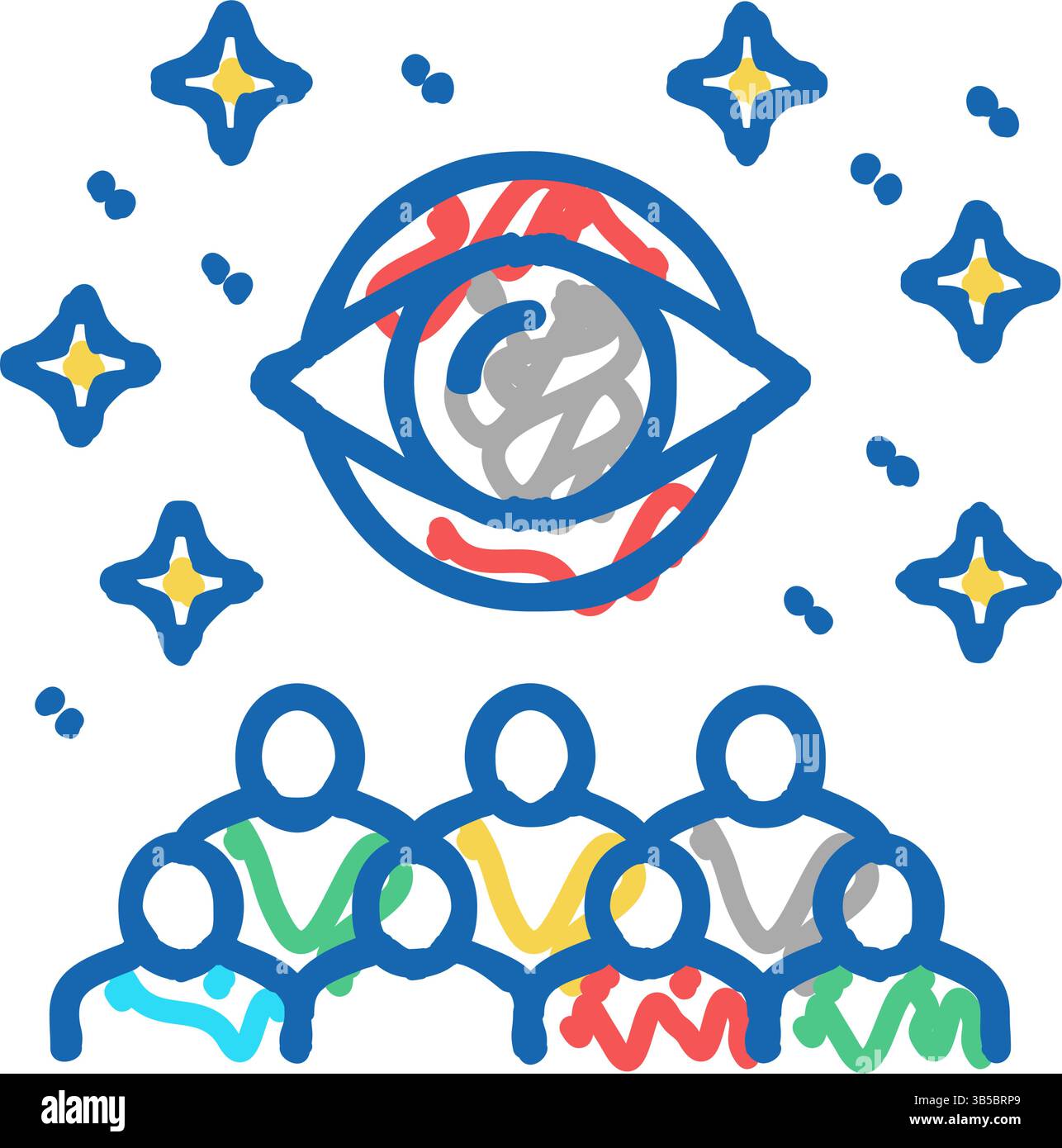 impression management icon doodle illustration Stock Vector Image & Art ...