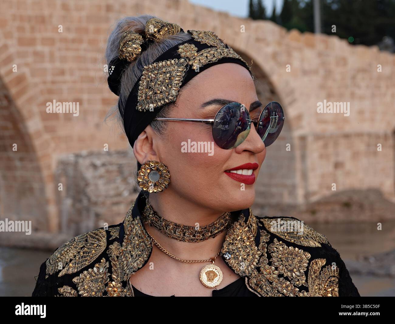 Leila Majidi is seen attending the festival in the modernized ...