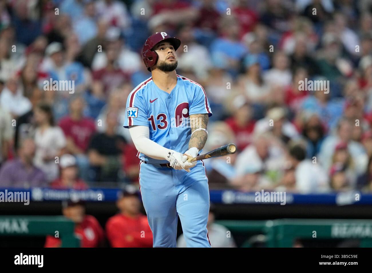 Philadelphia Phillies' Rafael Marchán plays during a baseball game ...