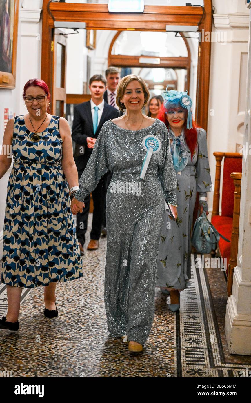 Andrea Jenkyns, Reform candidate, during the Greater Lincolnshire ...