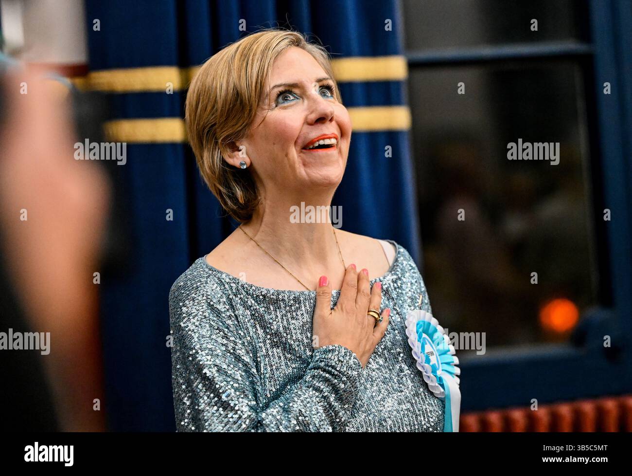 Andrea Jenkyns, Reform candidate, during the Greater Lincolnshire ...